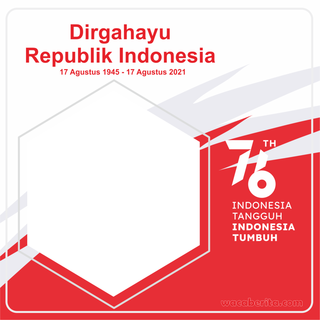Twibbon HUT RI 76 Tahun 2021 PNG, Bingkai Foto Keren dan Gratis dari ...